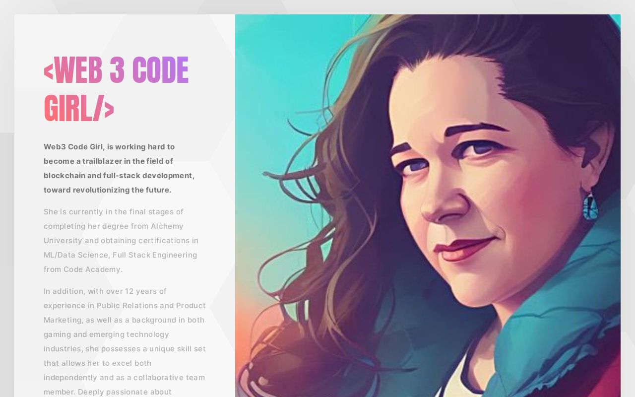 Web3 Code Girl